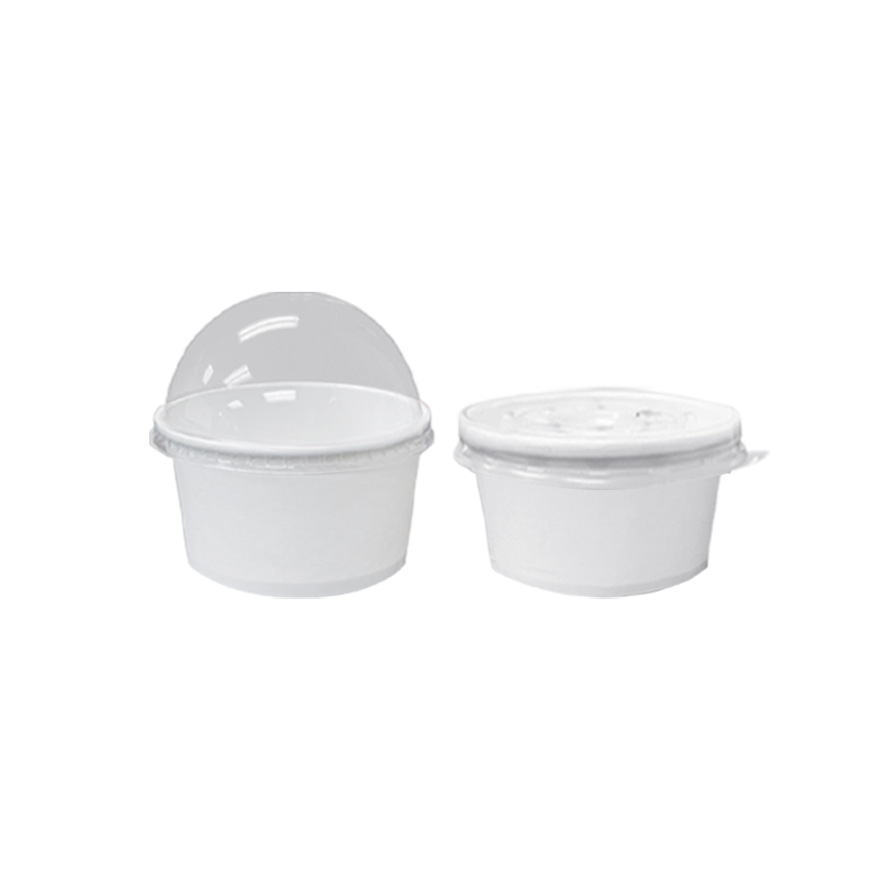 CCF 6/10/16OZ(D96MM) PP Plastic Flat Lid For Paper Ice Cream/Soup Cup ...