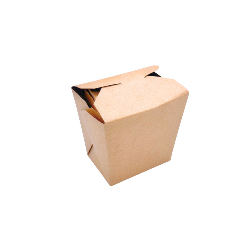 "CCF 8OZ Paper Food Pail - Kraft – Custom Cup Factory"