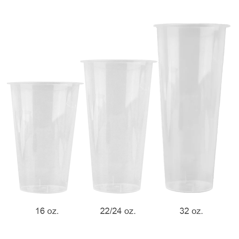 CCF 16OZ(500ml) Premium PP Injection Plastic Cup - Clear | 90mm Diamet ...