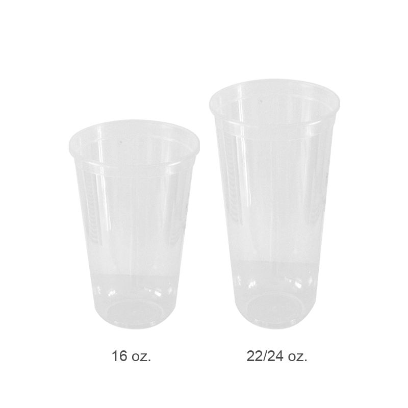 CCF16OZ(D90MM) Premium PP Injection Plastic "U" Style Cup - Clear 500 ...
