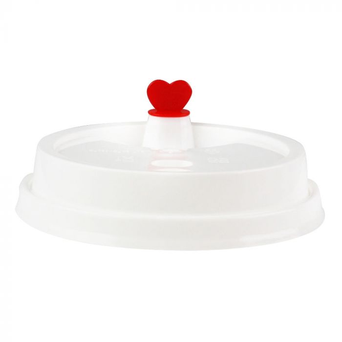 CCF 16-24OZ(D90MM) Premium PP Lid/Heart Stopper For PP Injection Cup ...